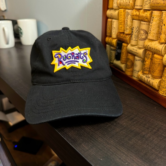 Nickelodeon | Accessories | Vintage Nickelodeon Rugrats Black Hat Cap ...